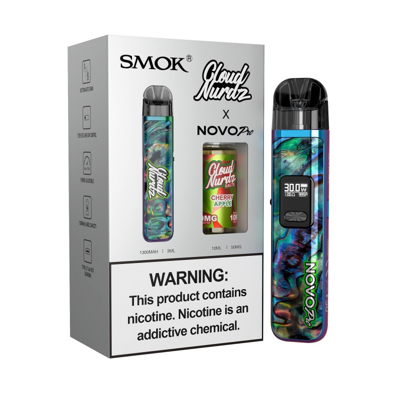 Cloud Nurdz Salt x Smok Novo Pro - E-Liquid + Device Bundle