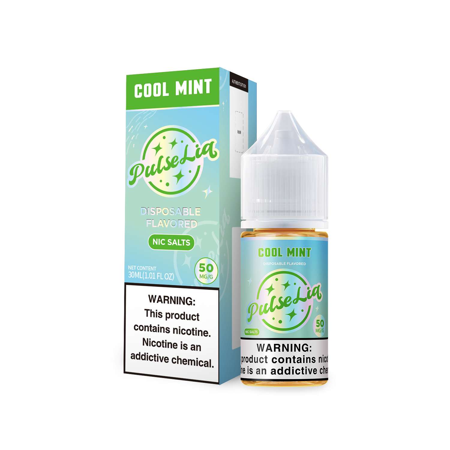 Pulse Liq Salt - Cool Mint 30mL, pulse disposable, geek bar