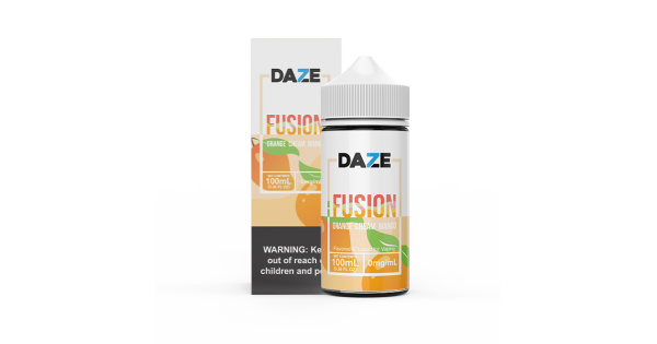 Daze Fusion Synthetic - Orange Cream Mango 100mL, reds, reds apple, 7daze
