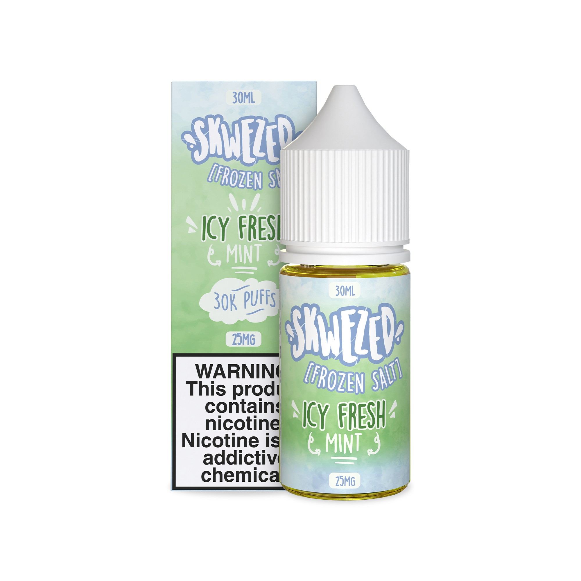SKWEZED SALT - Frozen Icy Fresh 30mL, mint ice