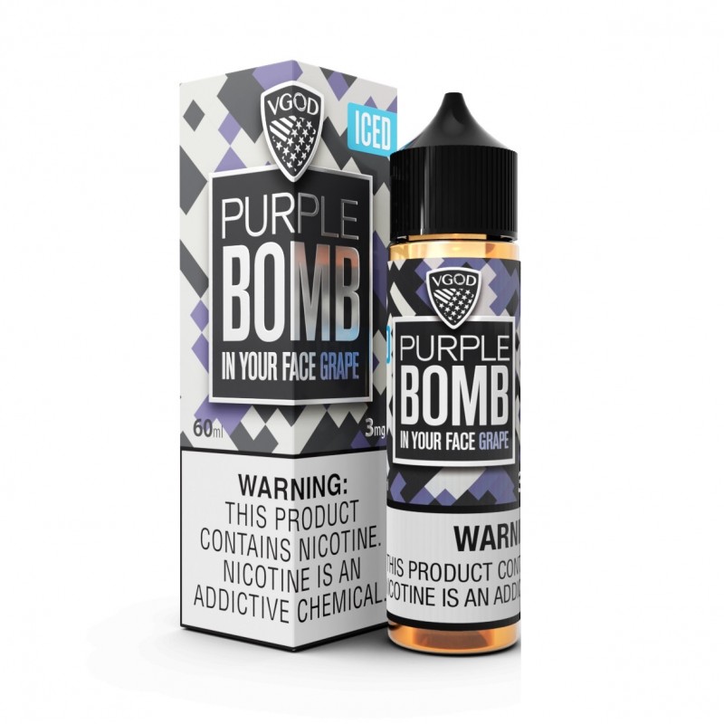 VGOD E-Liquid - Iced Purple Bomb 60mL
