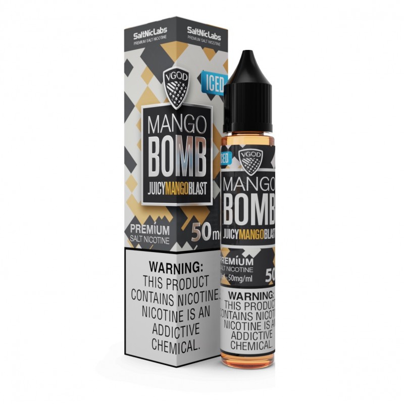 VGOD Salt by SaltNicLabs - Iced Mango Bomb 30mL, vgod e-liquid