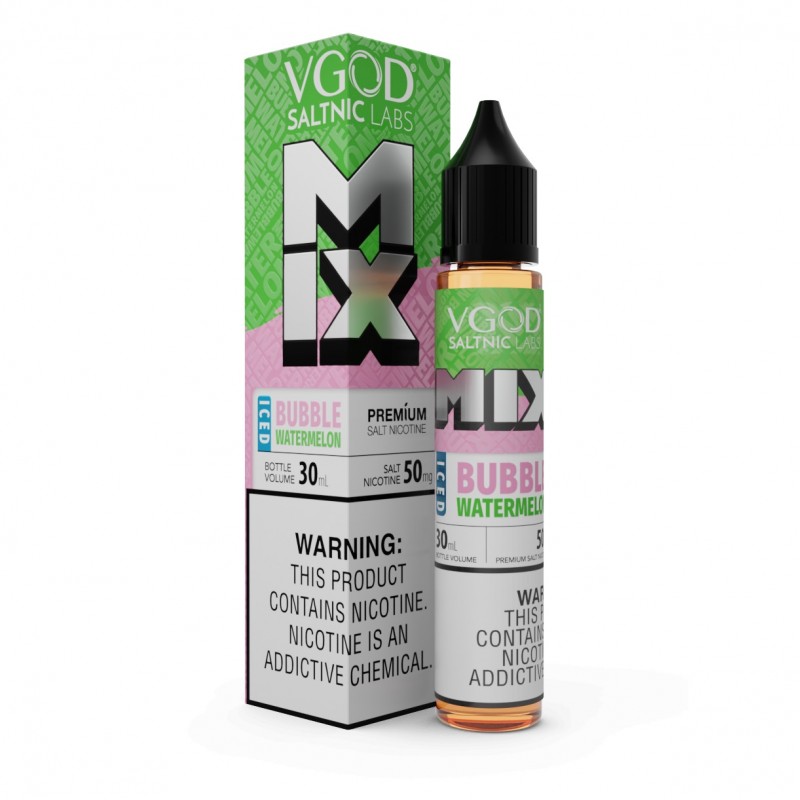 VGOD Salt MIX by SaltNicLabs - Iced Bubble Watermelon 30mL, vgod e ...