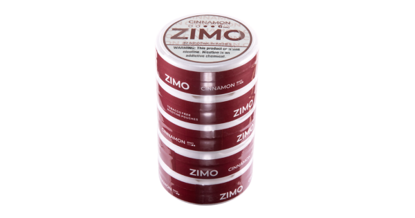 ZIMO Pouches 5pk - Cinnamon, nicotine pouch, nic pouch