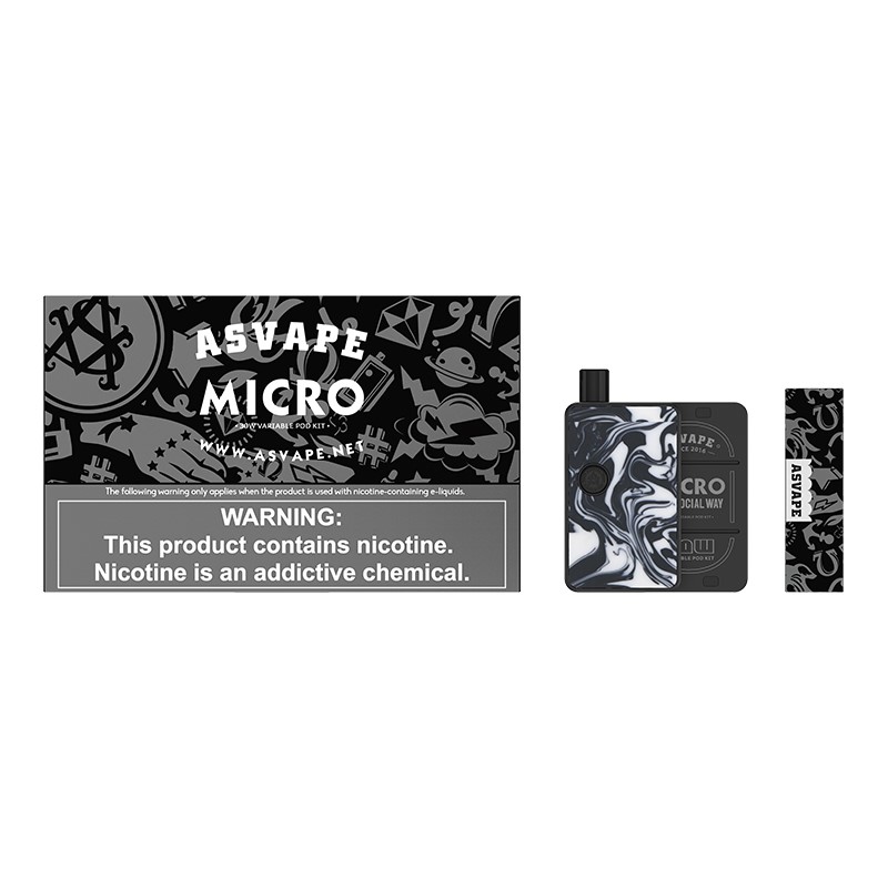 As\\Vape Micro Pod Kit, asvape, as vape, pod system, internal battery