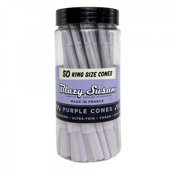 Blazy Susan King Size Purple Cones 50CT, thc, , dry herb, flower, pre ...