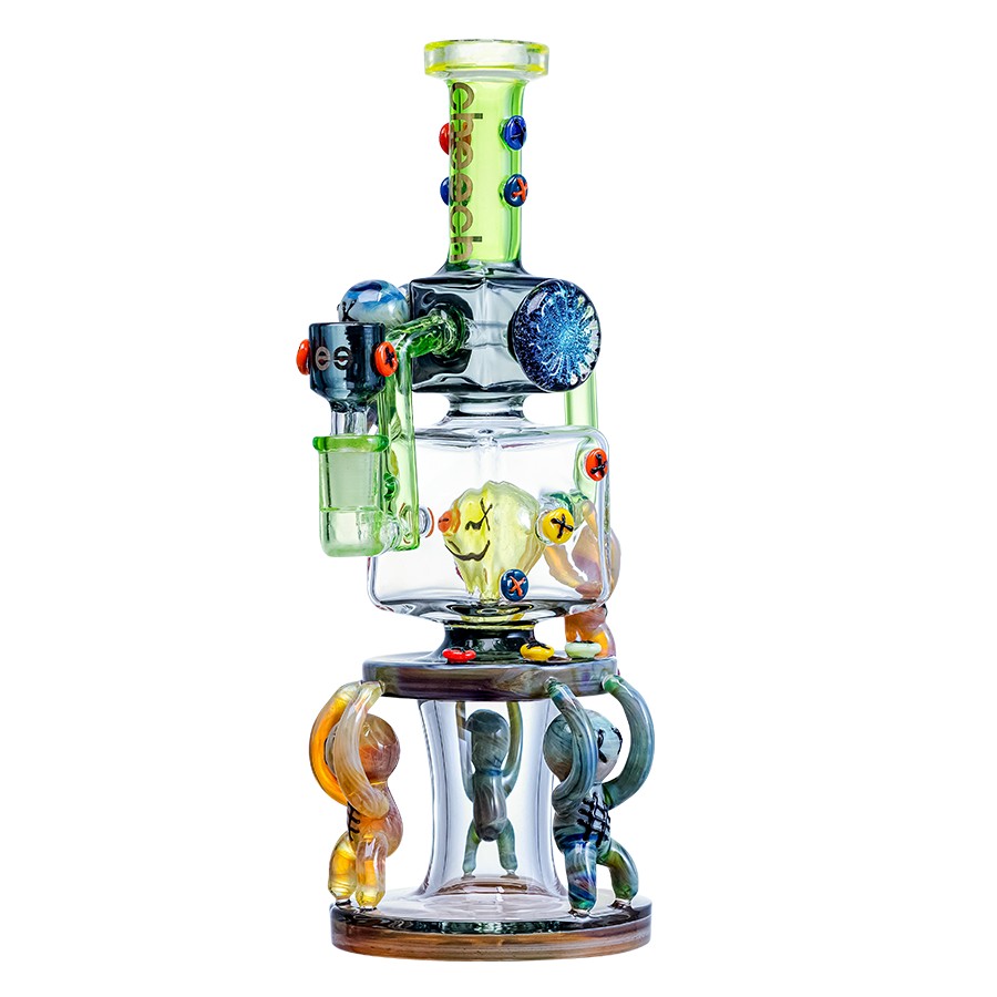 Cheech Glass 12" Aliens Lifting the King Rig, che-305, che-306, che-307 ...