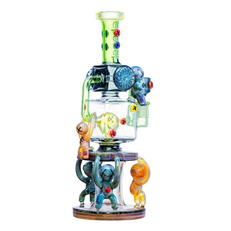 Cheech Glass 12" Aliens Lifting the King Rig, che-305, che-306, che-307 ...