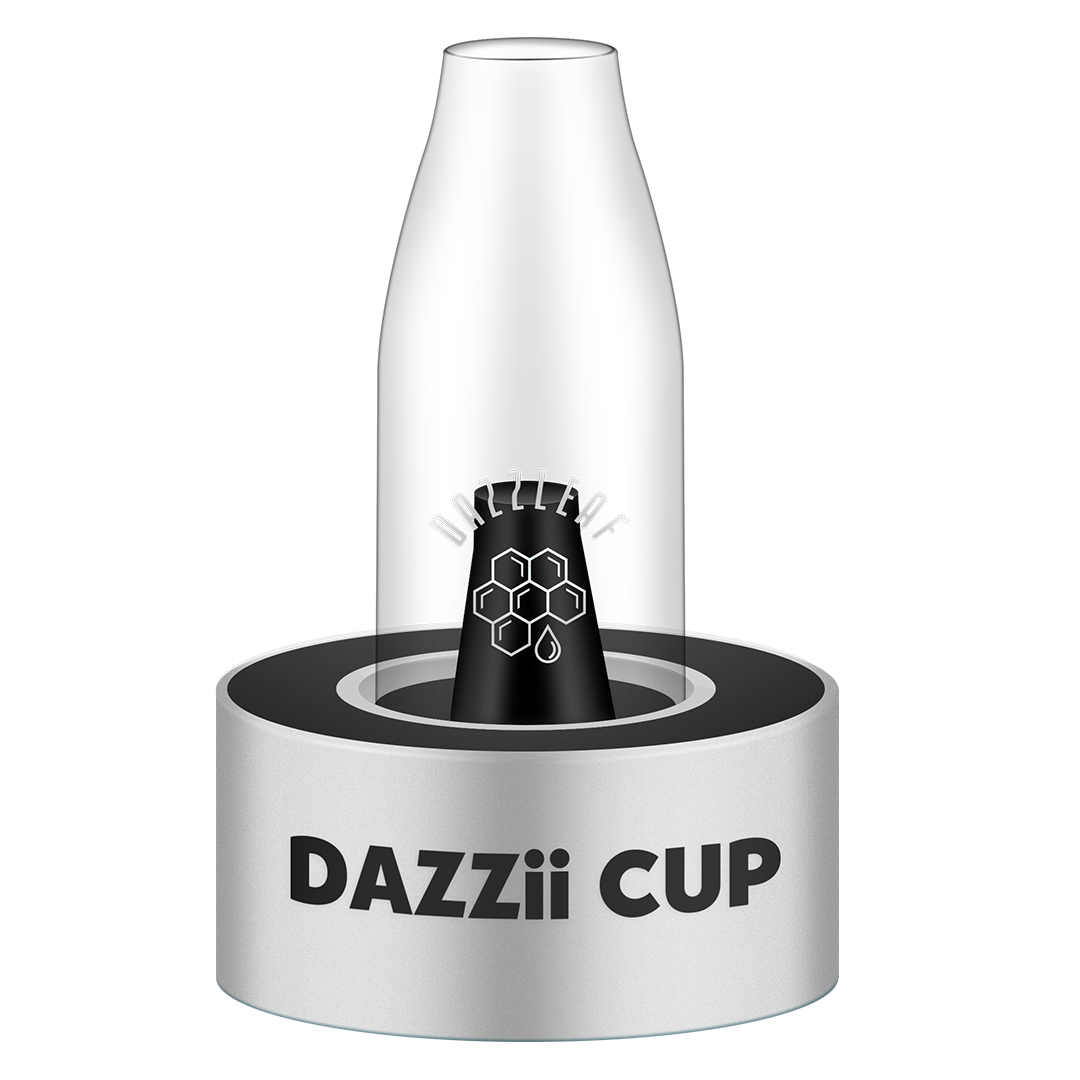 DazzLeaf DAZZii Cup Vaporizer, dazzii cup glass bubbler cup, thc, , wax ...