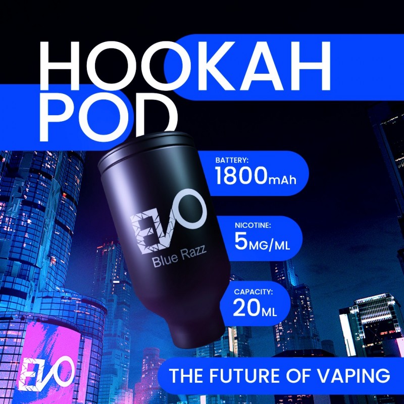 EVO Hookah Disposable Kit, evo hookah replacement pod