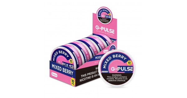 G-Pulse Pouches 5pk - Mixed Berry, nicotine pouch, nic pouch