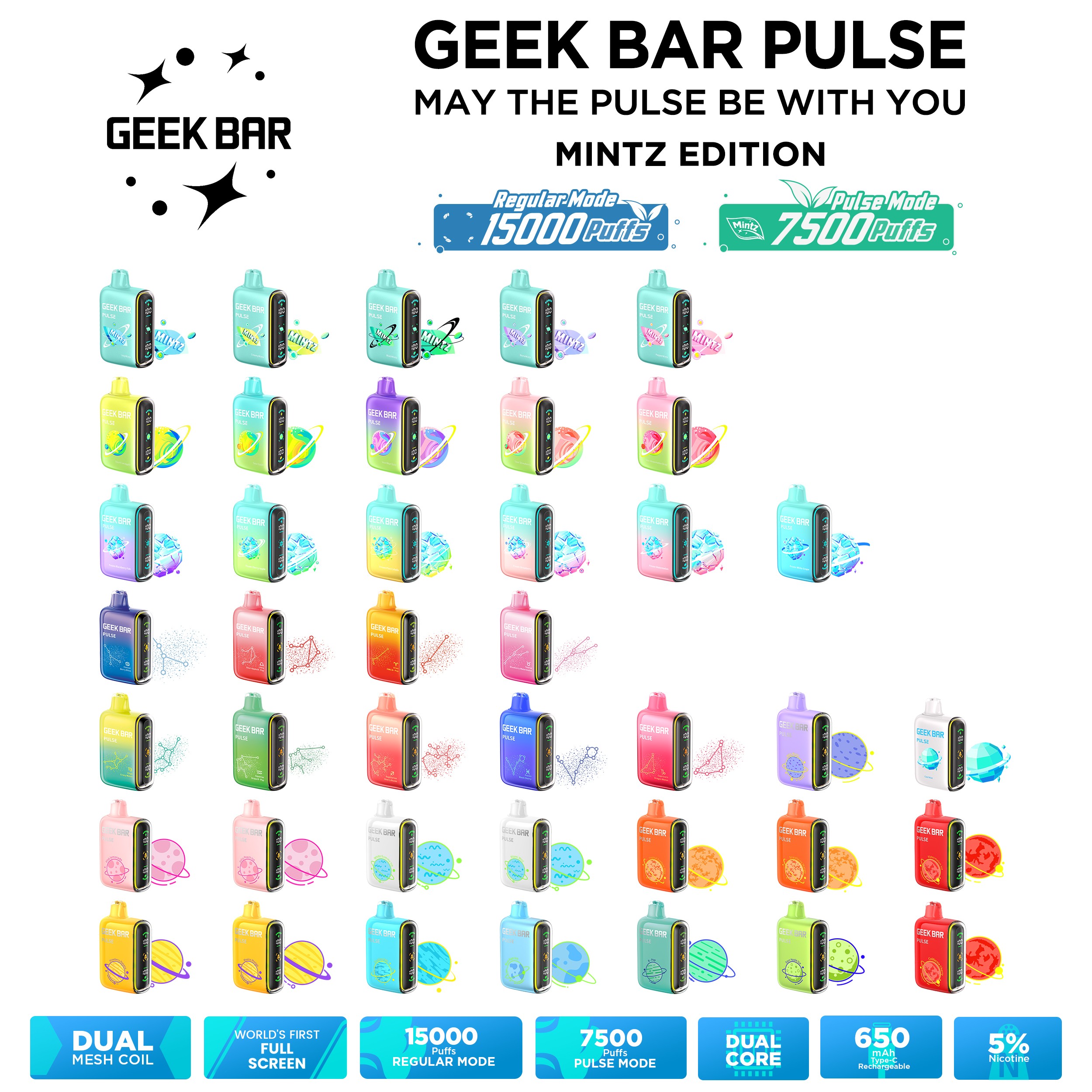 Geek Bar Pulse Disposable 5%