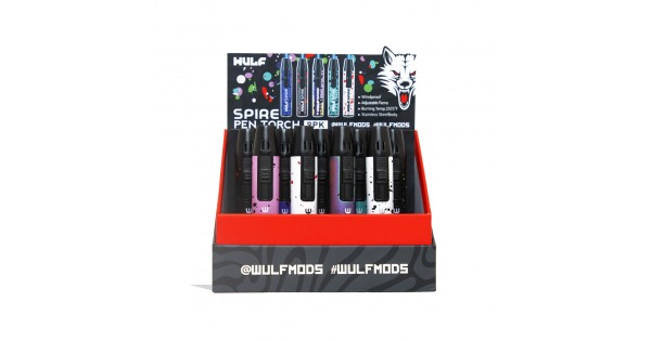 Wulf Spire Pen Torch Display Box 9CT, wulf mods, got vape, thc, wax ...