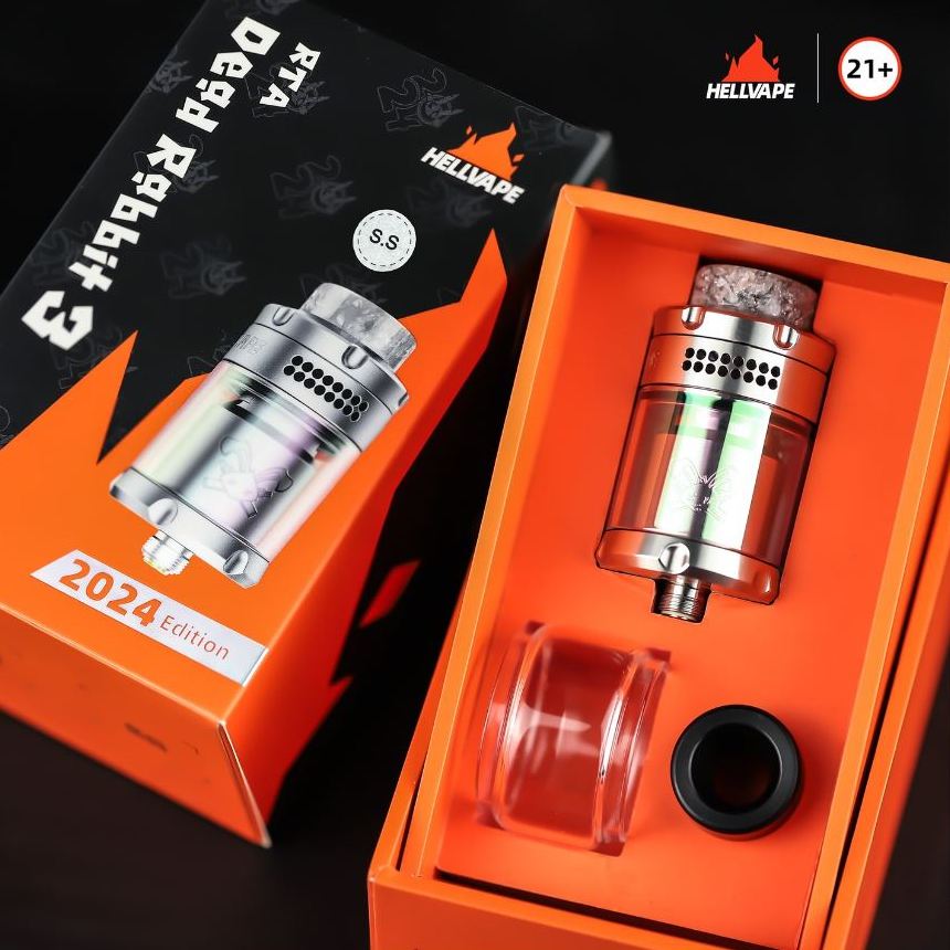 HellVape Dead Rabbit 3 RTA (2024 Edition), rebuildable, diy