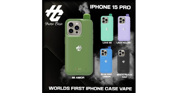Humo Case iPhone 15 Pro Phone Case Vape 30K Disposable 5%, humocase