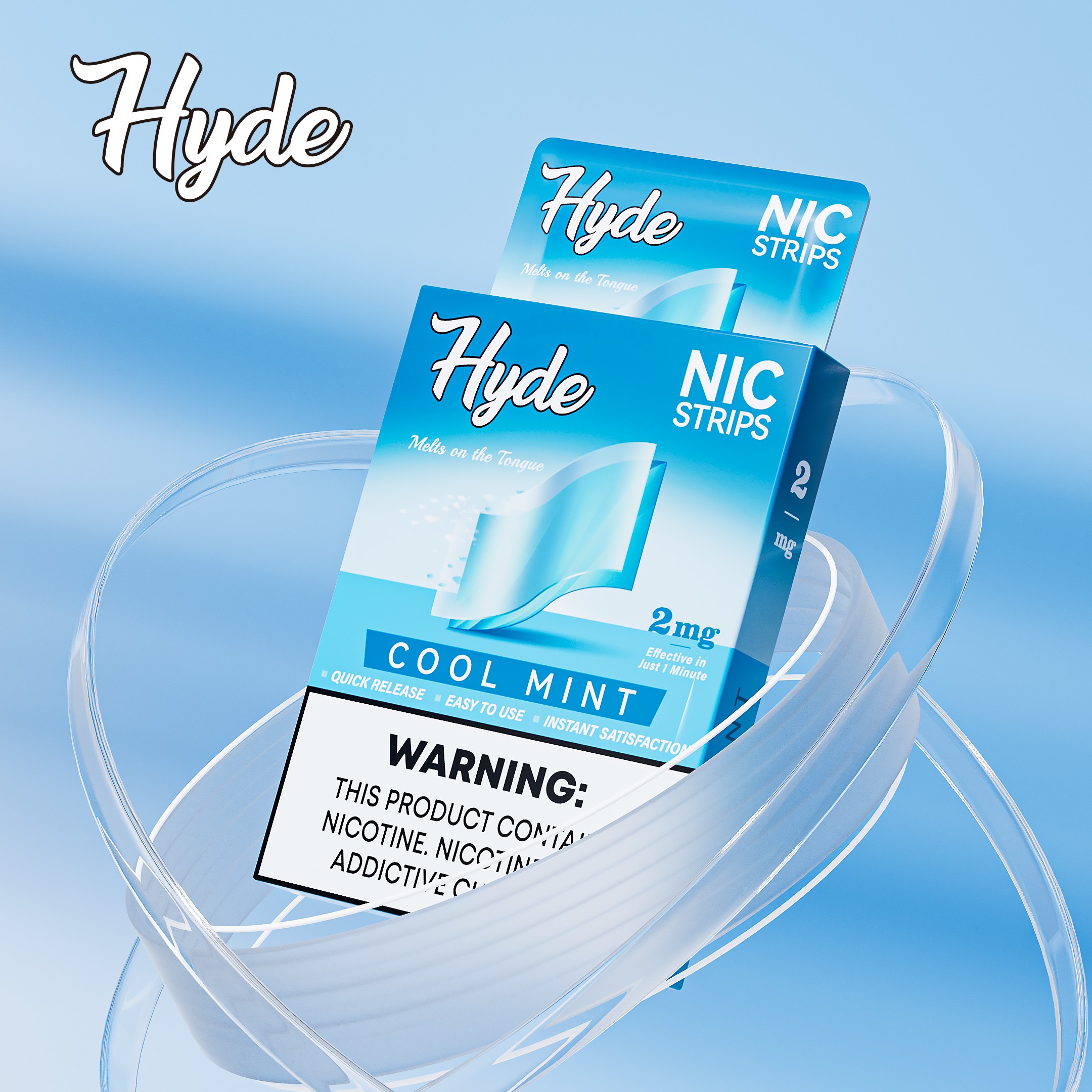 Hyde Nic Strips 2mg Display Box 5CT, nicotine strips, hyde nic strips ...