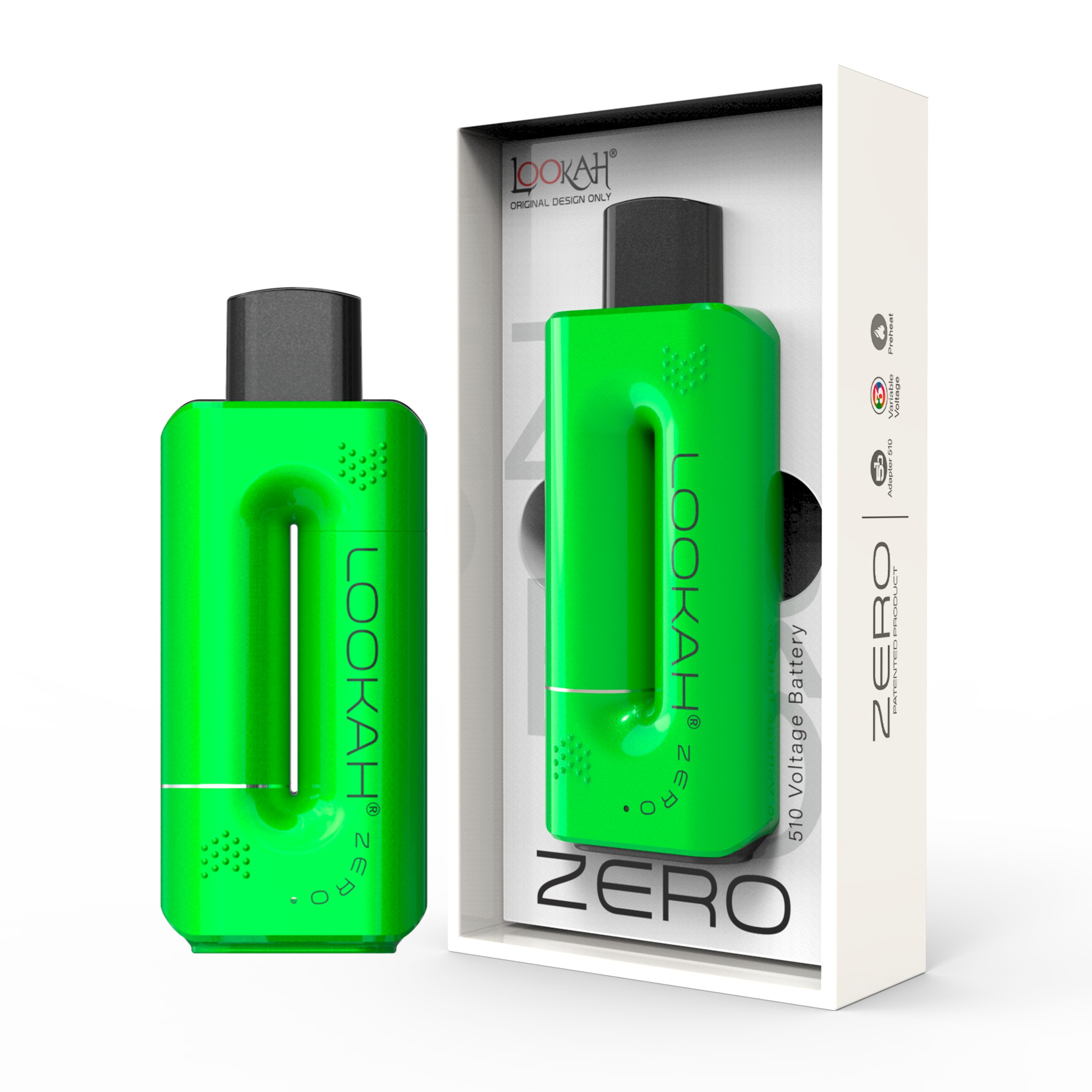 Lookah ZERO Cartridge Battery, thc, wax, dab, concentrates, 510, carto ...