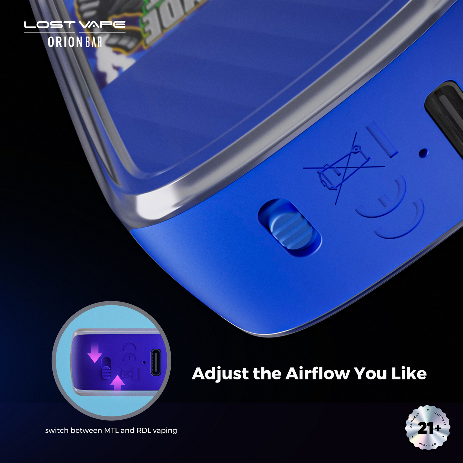 Lost Vape OB5500 Disposable 5%, orion bar 5500