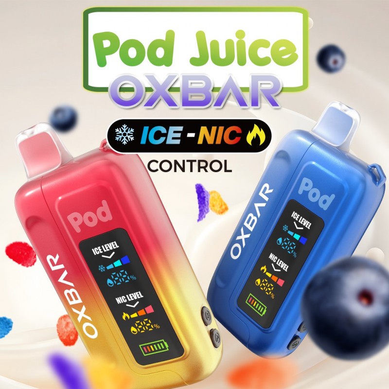 Pod Juice ICE-NIC Control 35K Disposable 5%, ice + nic control, ice+nic ...