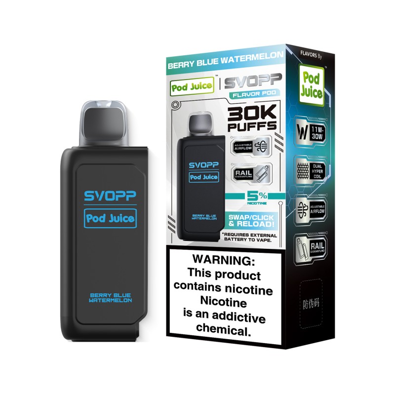 Pod Juice SVOPP 30K Disposable Flavor Pod 5%, oxbar, breakaway style device