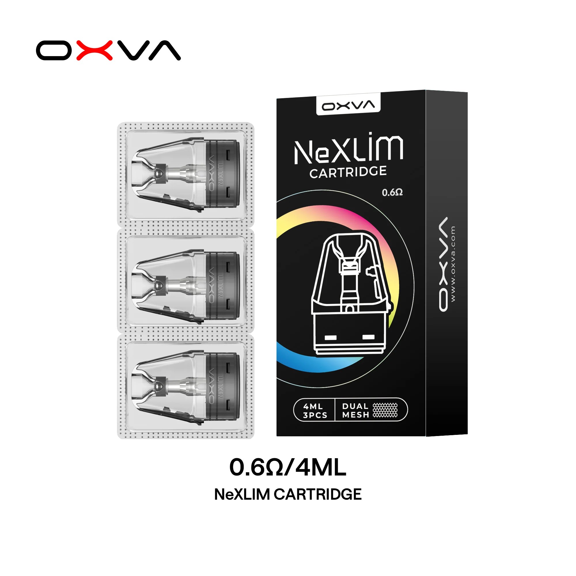 OXVA NeXLIM Cartridges 3pk, nexlim pod kit
