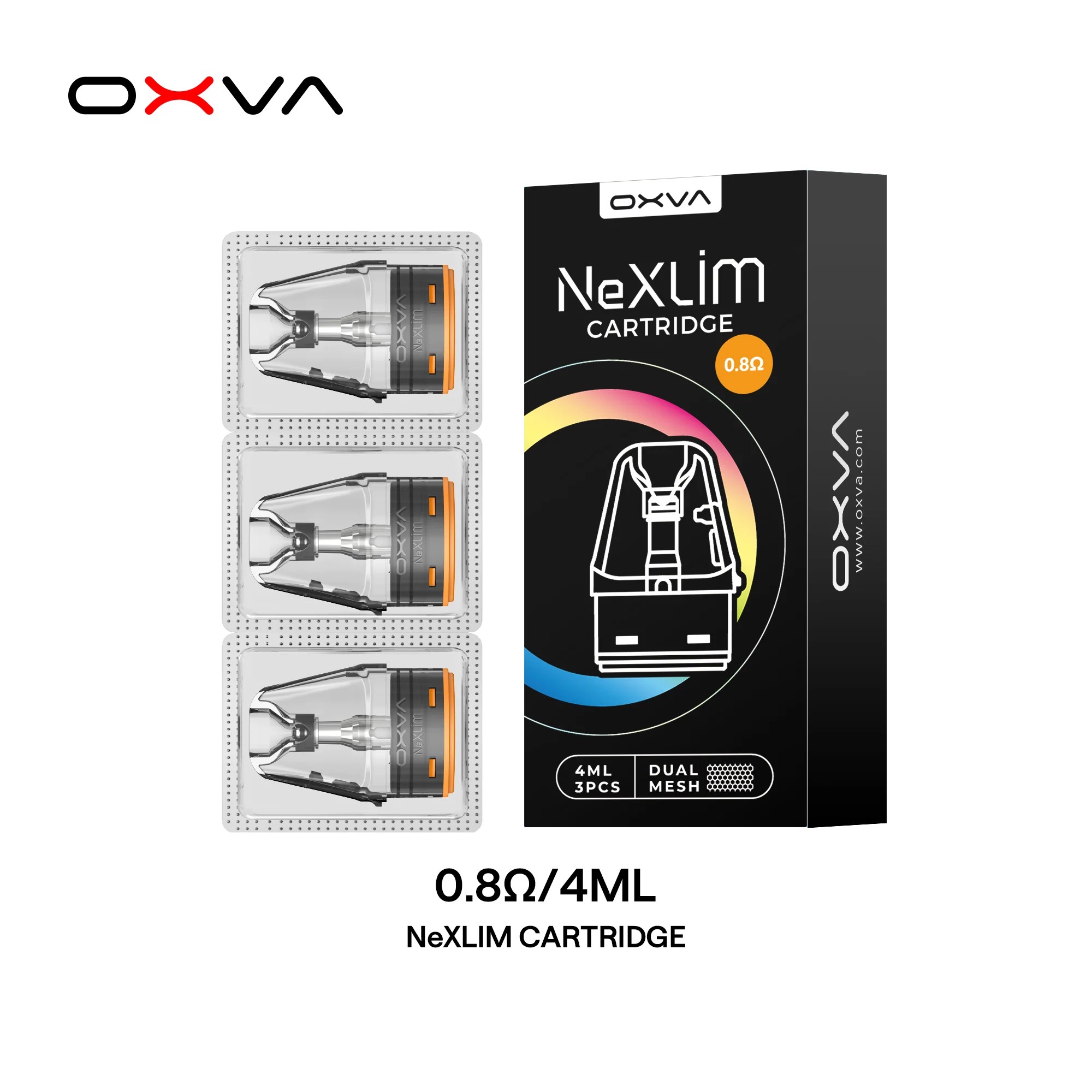 OXVA NeXLIM Cartridges 3pk, nexlim pod kit
