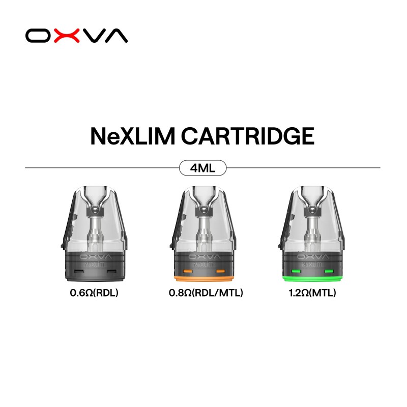 OXVA NeXLIM Cartridges 3pk, nexlim pod kit
