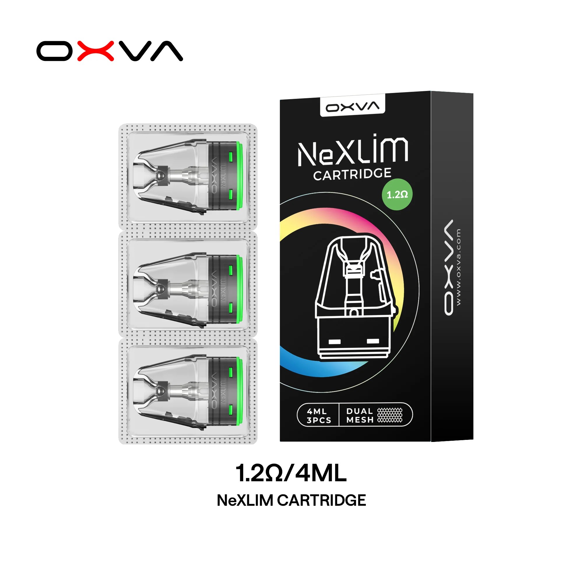 OXVA NeXLIM Cartridges 3pk, nexlim pod kit