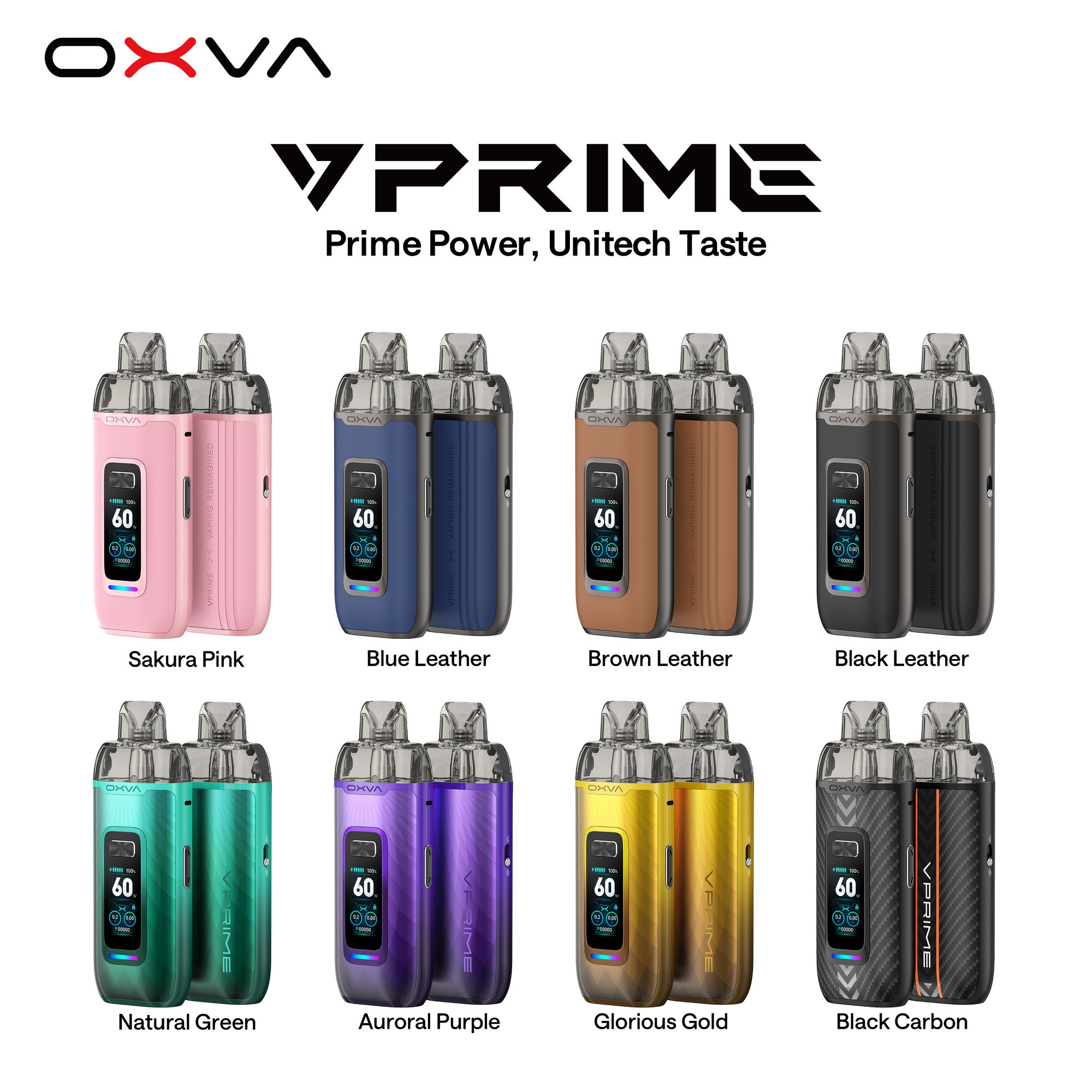OXVA VPRIME Pod Kit, vprime cartridges 2pk