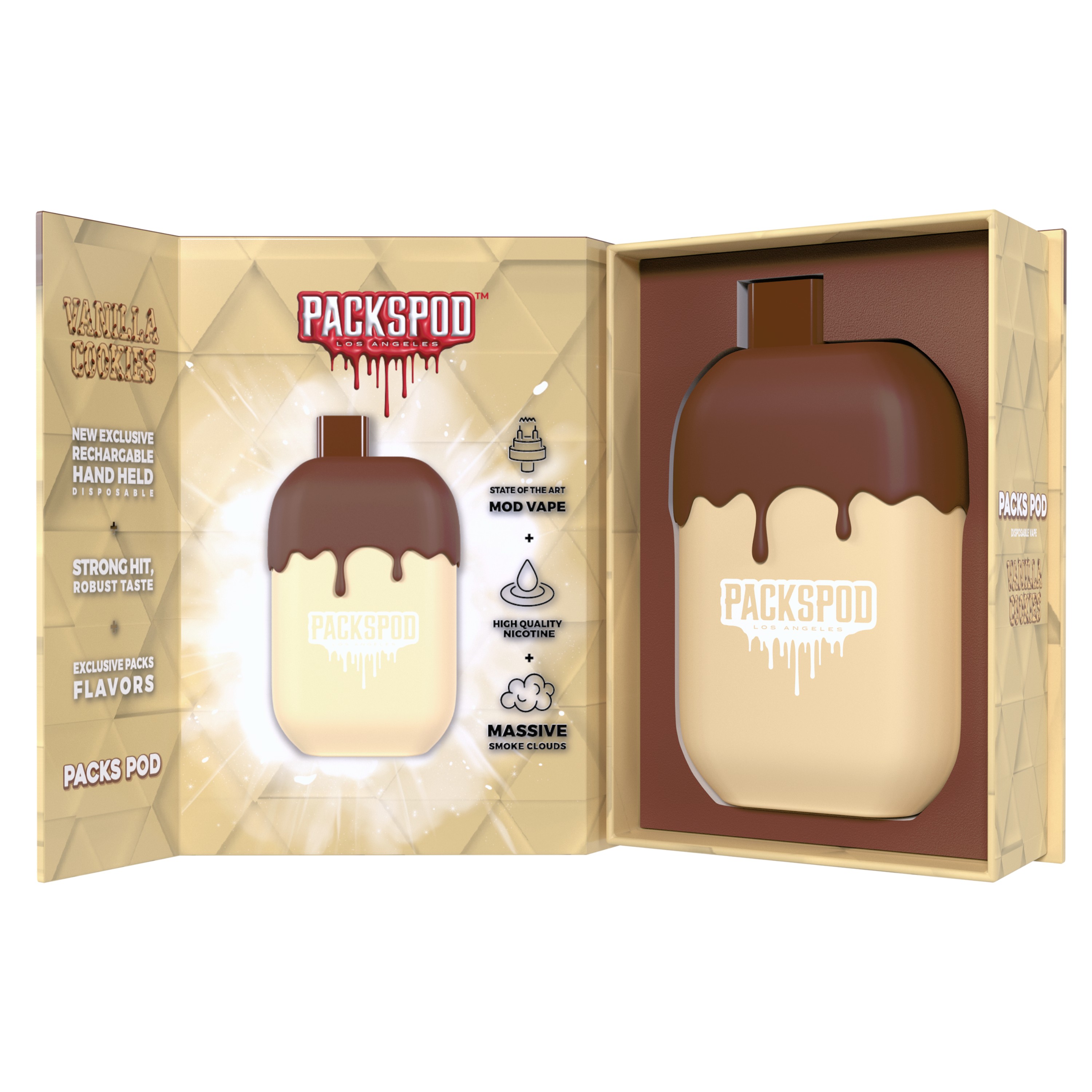 PacksPod 5000 Disposable 5%, packwoods