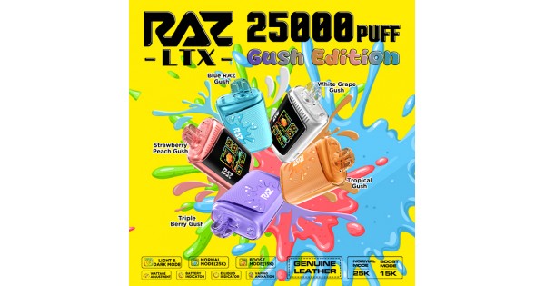 RAZ LTX 25K Disposable 5%, raz ltx25000, raz dc25000, raz dc25k, raz ...