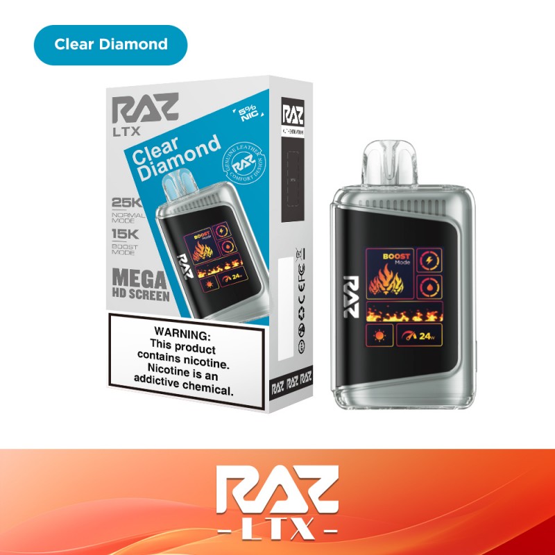 RAZ LTX 25K Disposable 5%, raz ltx25000, raz dc25000, raz dc25k, raz ...
