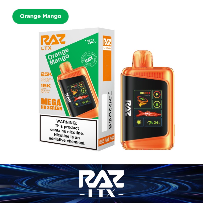 RAZ LTX 25K Disposable 5%, raz ltx25000, raz dc25000, raz dc25k, raz ...