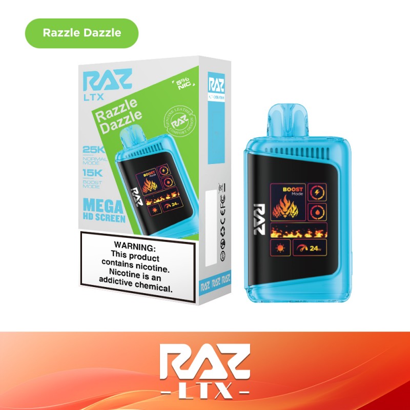 RAZ LTX 25K Disposable 5%, raz ltx25000, raz dc25000, raz dc25k, raz ...