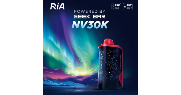 RIA NV30K Disposable 5%, geek bar, geekbar, nv 30k