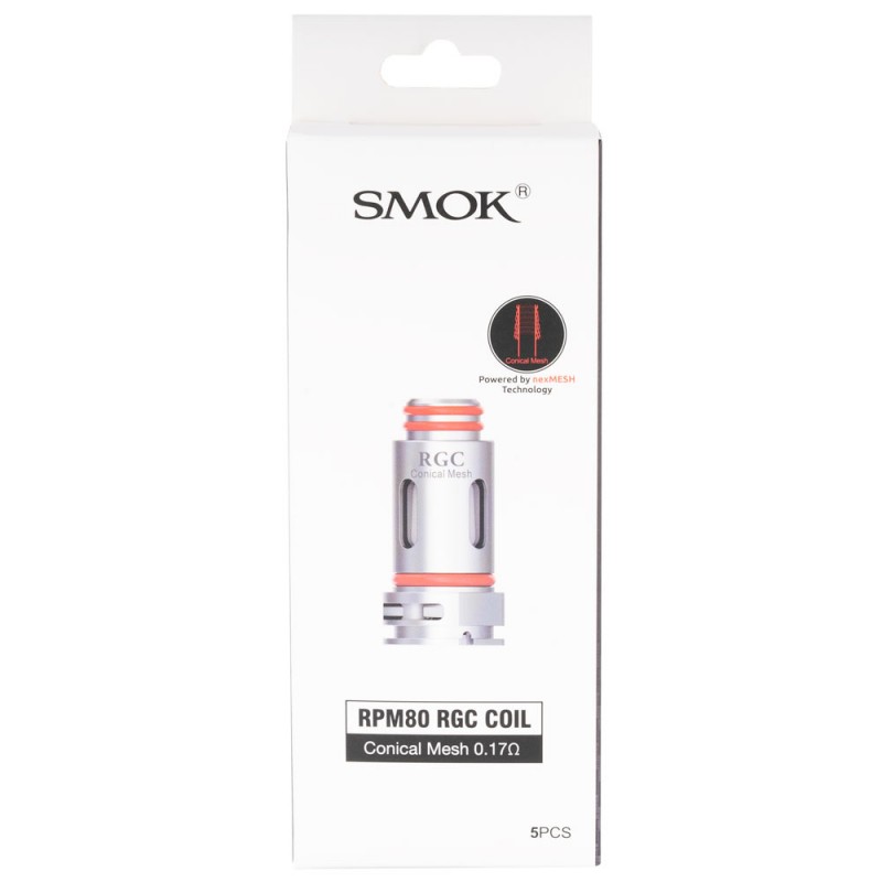 SmokTech RPM RGC Replacement 5pk Coils, smok, rpm rgc coils, rpm 80 ...