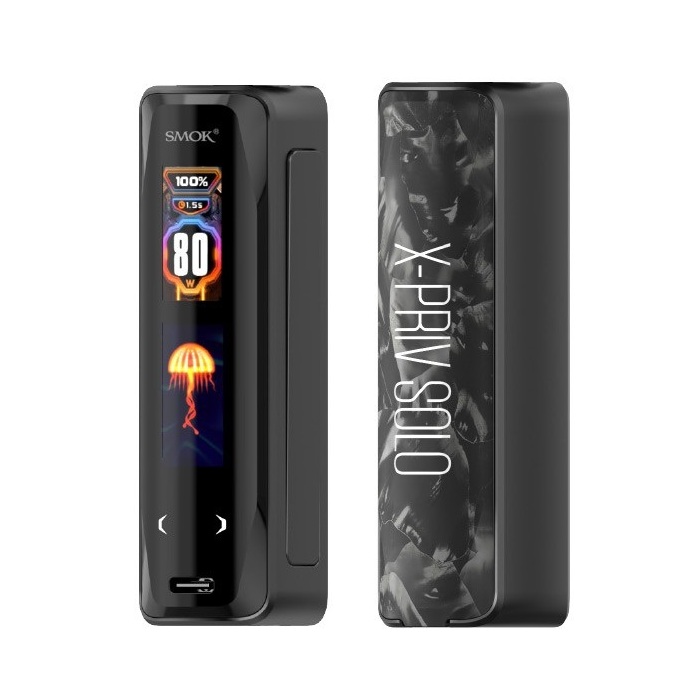 SmokTech X-PRIV Solo Box Mod, x-priv solo kit, single battery, single 18650