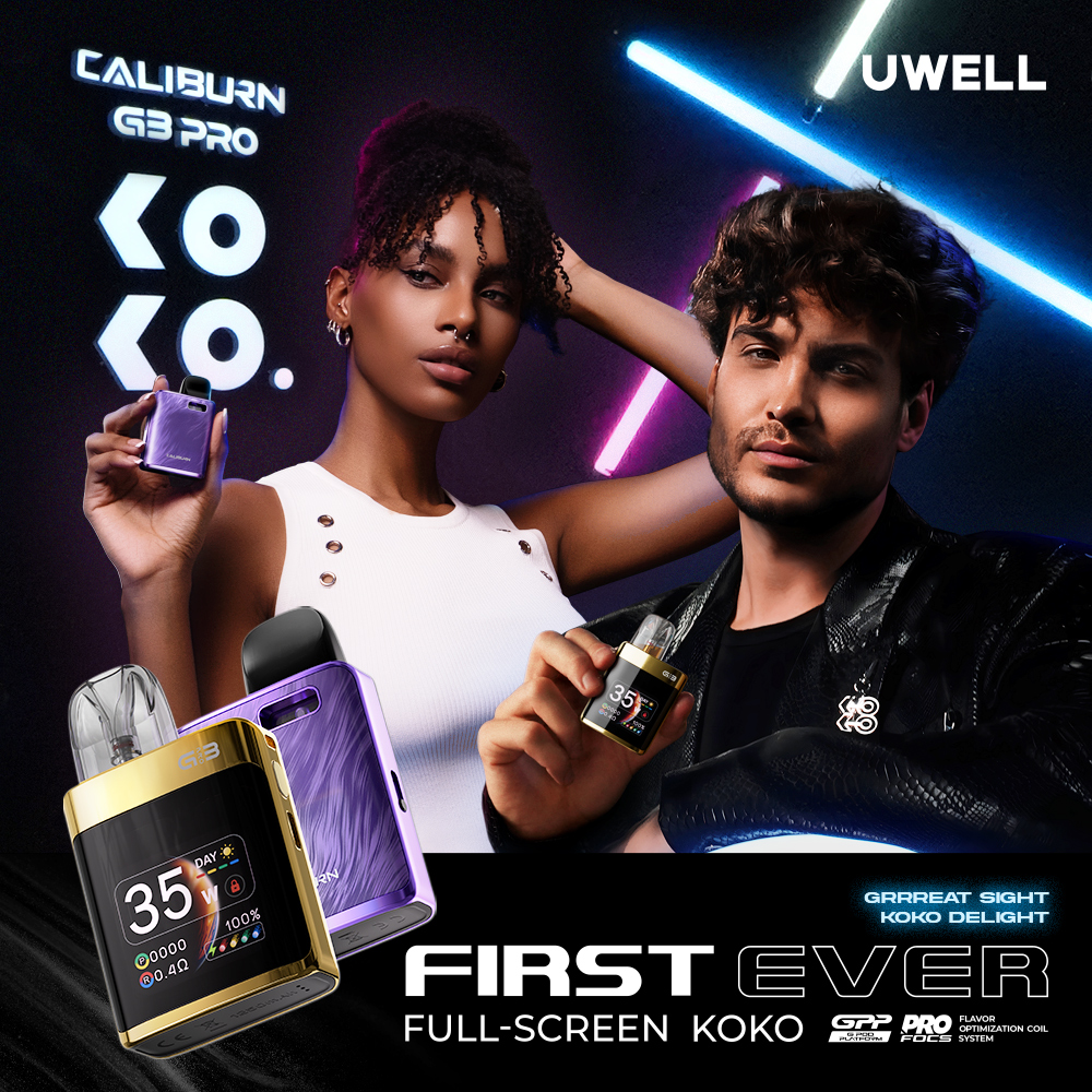 Uwell Caliburn G3 Pro KOKO Pod Kit, caliburn g3 refillable pods 4pk