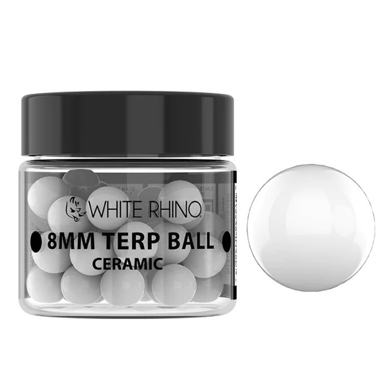 White Rhino 8mm Terp Balls 50ct, unik distribution, thc, , wax, dab ...