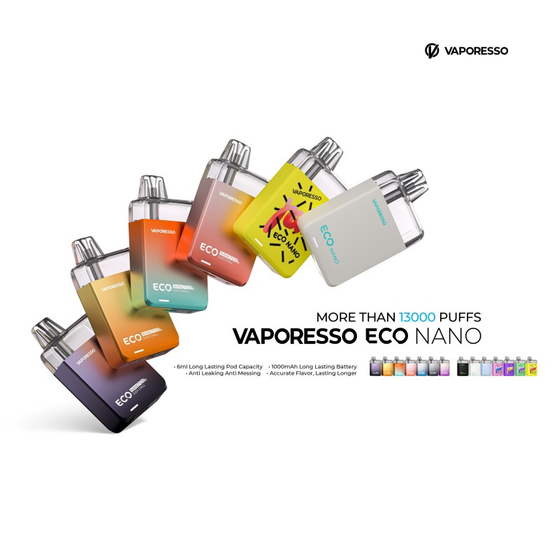 Vaporesso ECO Nano Pod Kit, eco nano 6ml pods
