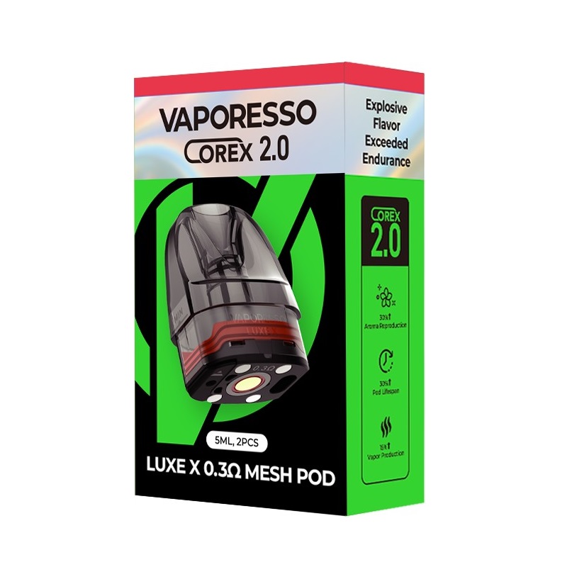 Vaporesso Luxe X Mesh Pods 2pk, luxe x kit, luxe x pro kit, luxe x2 kit ...