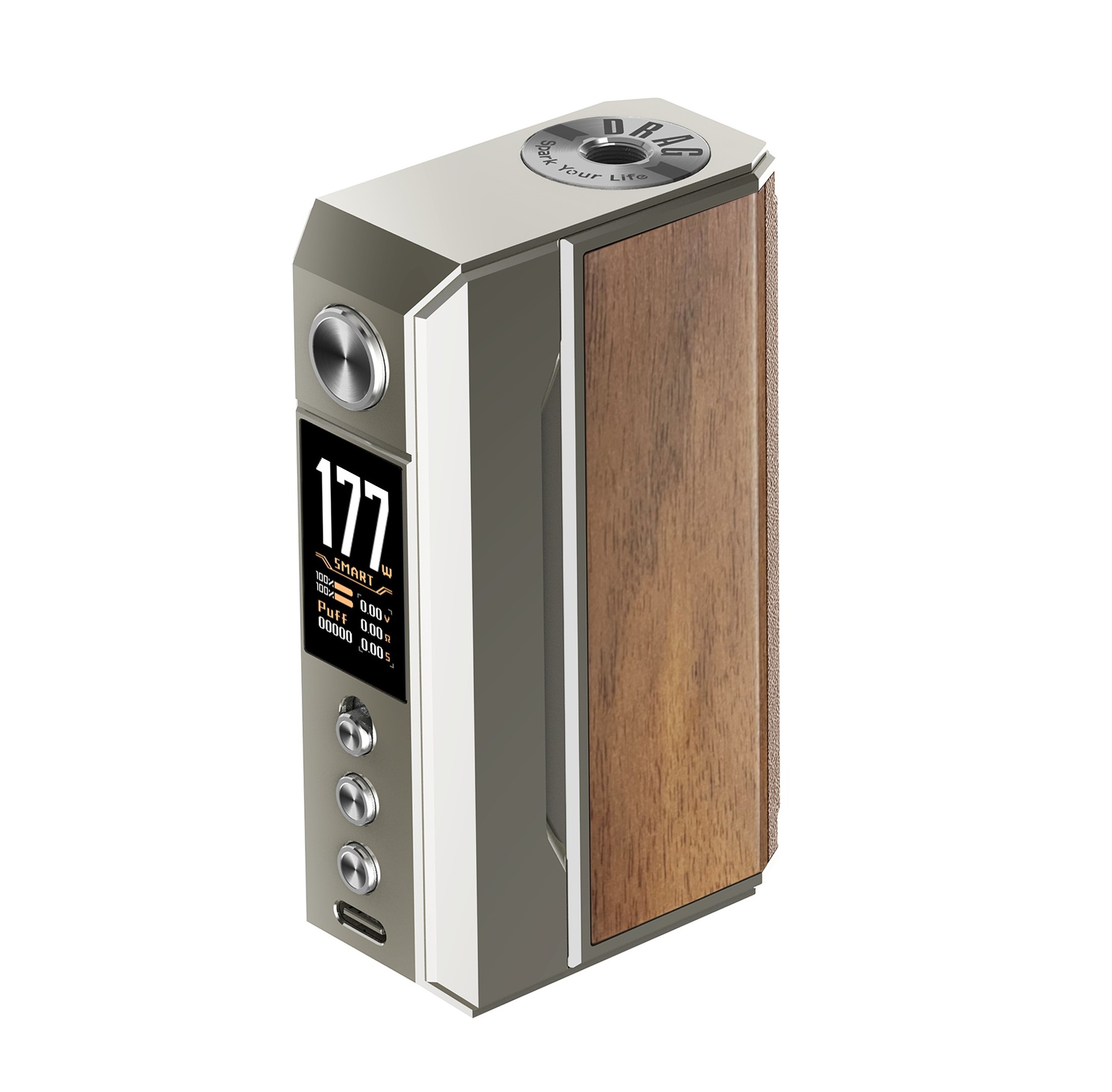 VooPoo Drag 4 Box Mod, drag 4 kit, dual 18650, dual battery