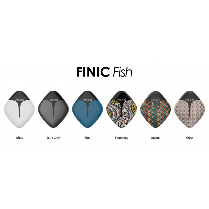 VooPoo Finic Fish Pod Kit, finic fish 4pk replacement pods