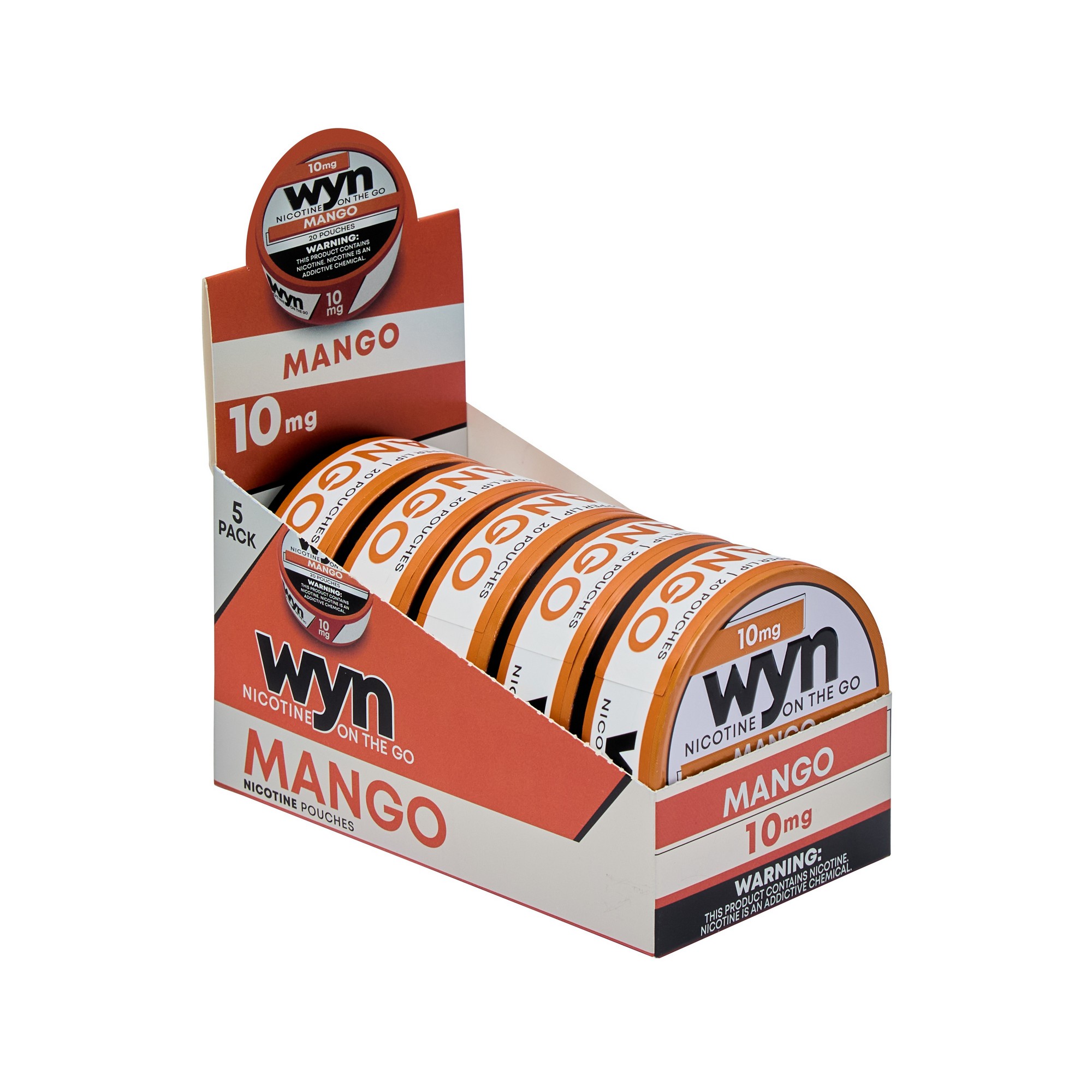 Wyn Pouches 5pk - Mango, nicotine pouch, nic pouch