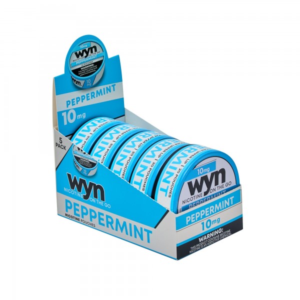 Wyn Pouches 5pk - Peppermint, nicotine pouch, nic pouch