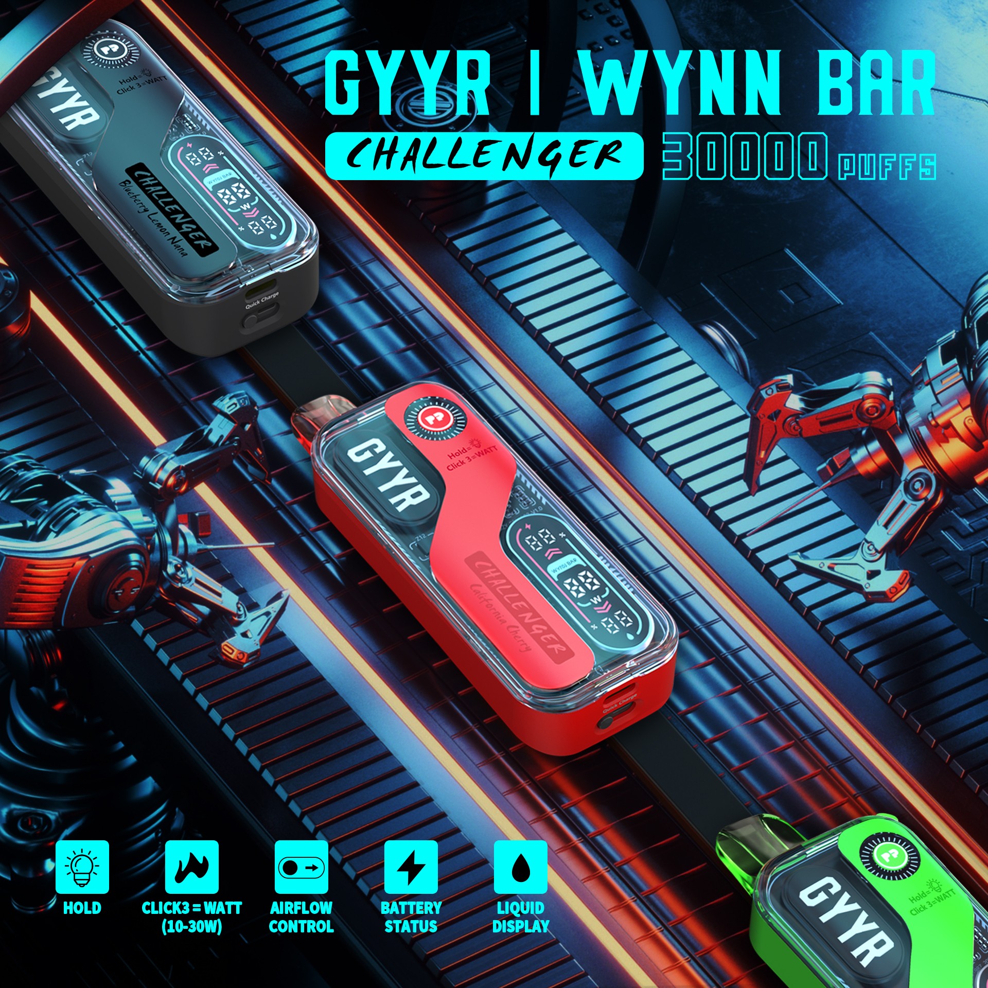 Wynn Bar x GYYR Challenger 30000 Disposable 5%